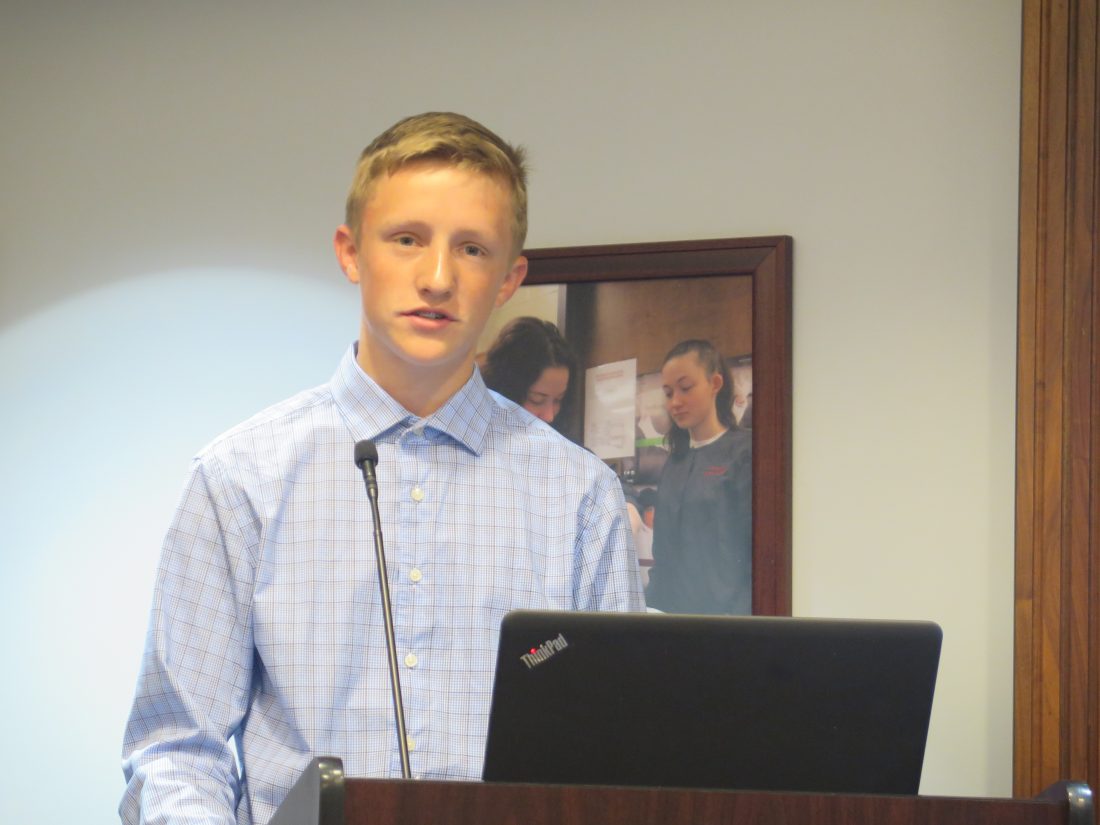 Wheeling Park High School Freshman Ben Weimer Gives Energy Lesson to ...